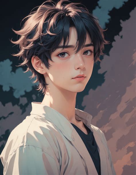 Artstation Anime Boy Character