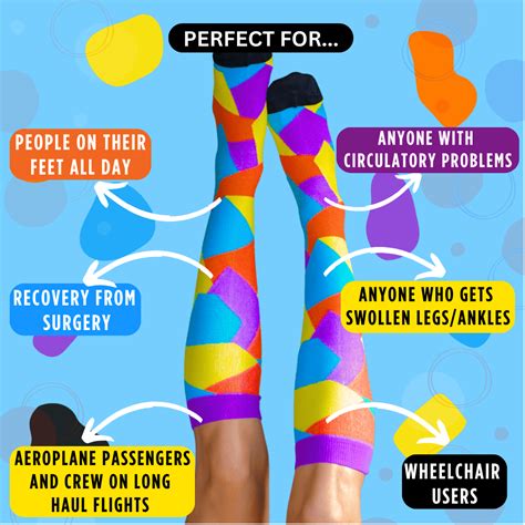 Classic Abstract Compression Socks Funky Sock Co