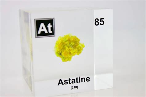 Astatine Cube Element Sample Engineered Labs
