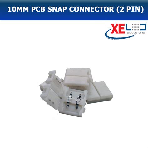 10mm 2 Pin Flexible Led Strip Pcb Snap Connector Xpress Electrical
