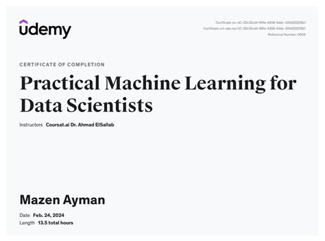Im Happy To Share That I Have Completed The Practical Machine Learning