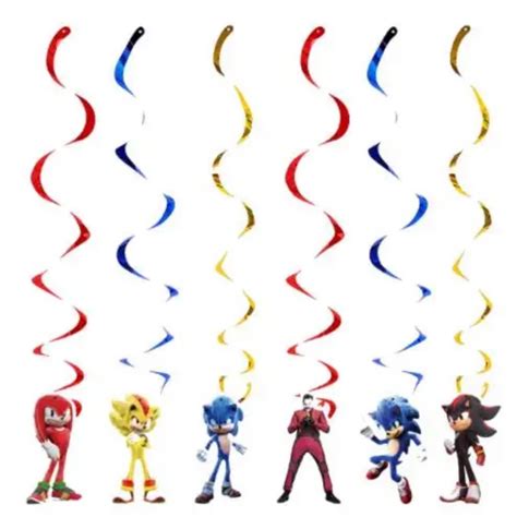 Sonic The Hedgehog Party Supplies Spiral Dangling Deco Party Deco Hobbies And Toys Stationery