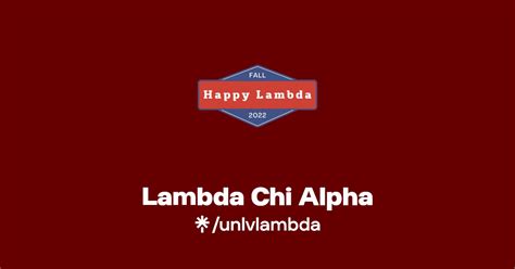 Lambda Chi Alpha Instagram Tiktok Linktree