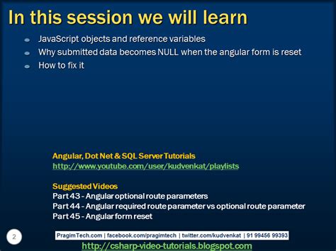 sql server and c video tutorial javascript objects and