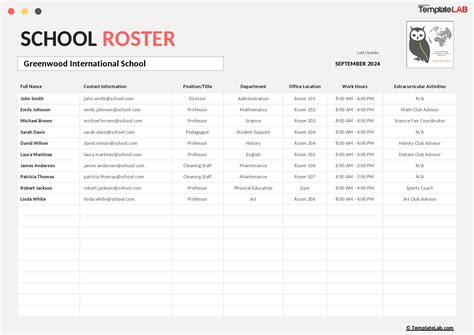 Student Roster