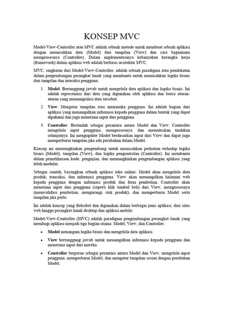 Konsep Mvc Pdf Konsep Mvc Pdf
