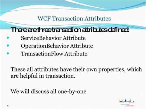 Wcf Transaction Handling PPS