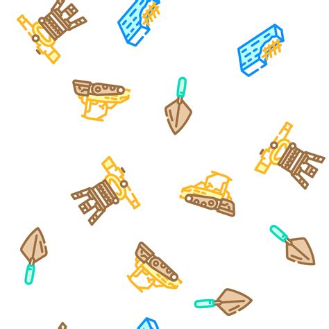 Civil Engineer Construction Vector Seamless Pattern 32518230 Vector Art At Vecteezy