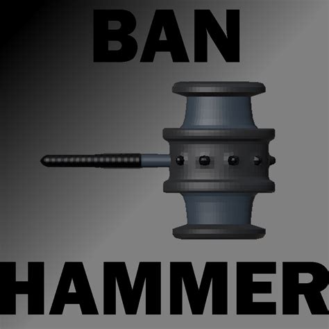 🔨 Banhammer・ Stl File For 3d Printing・cults