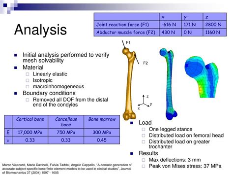 PPT Finite Element Modeling And Analysis With A Biomechanical Application PowerPoint