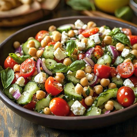 Quick Chickpea Cucumber Salad With Feta 10 Minute Dish Cook With Carla