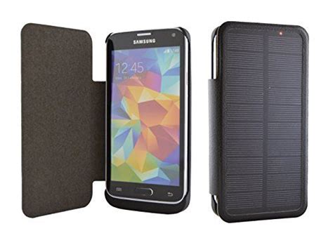 Samsung Galaxy S5 Solar Charger Battery Case 3800mah Rechargeable Back