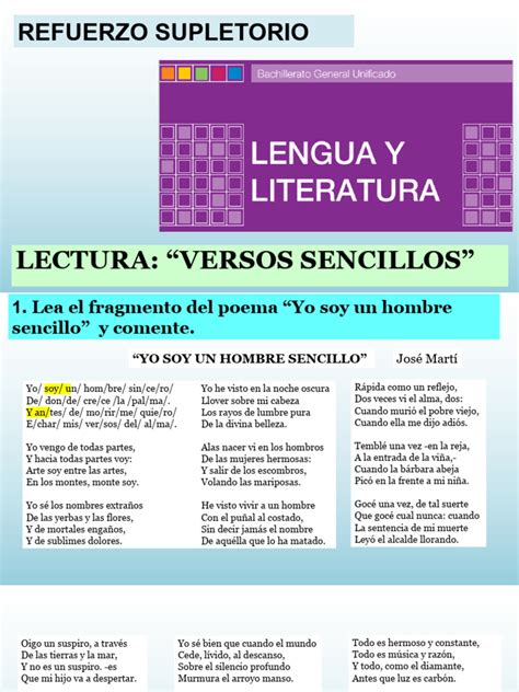 Lectura Versos Sencillos Pdf