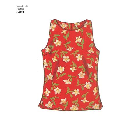 New Look Sewing Pattern 6483 Misses Tops My Sewing Box