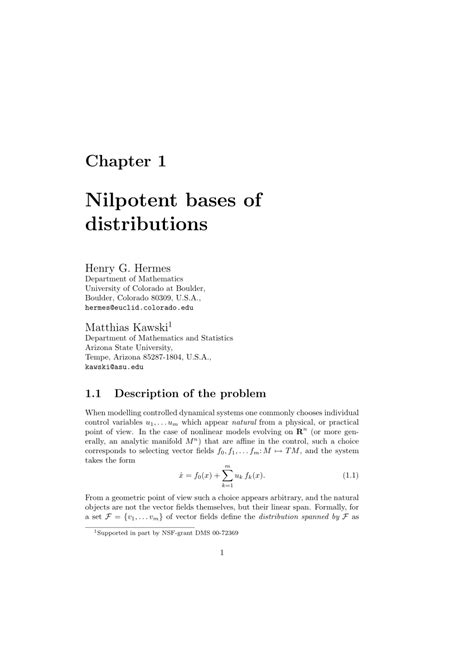 PDF Distributions