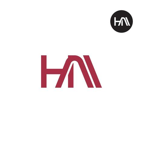 Letter Hai Monogram Logo Design 35702104 Vector Art At Vecteezy