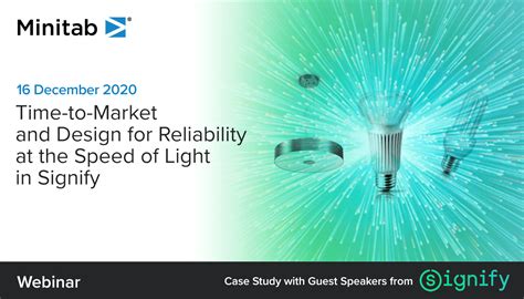 Minitab Webinar Time To Market And Design For Reliability At The Speed