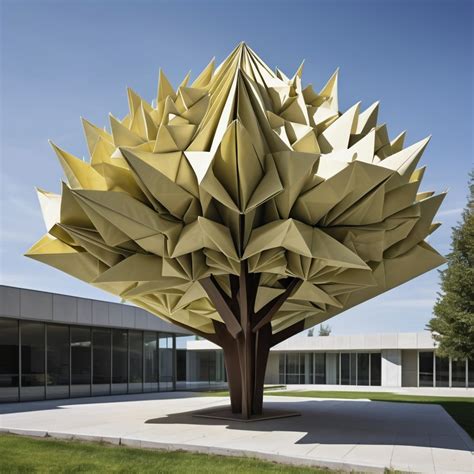 Giant Origami Tree With Parametric Design Stable Diffusion Online