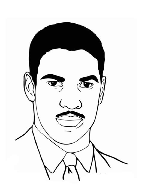 Free Printable Mlk Coloring Page Free Printable Pdf