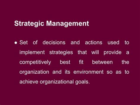 Strategy Formulation And Implementation Ppt