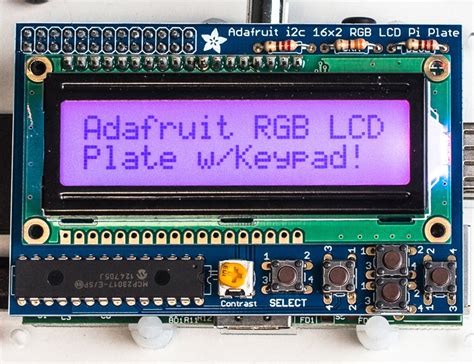 Overview Adafruit 16x2 Character Lcd Keypad For Raspberry Pi