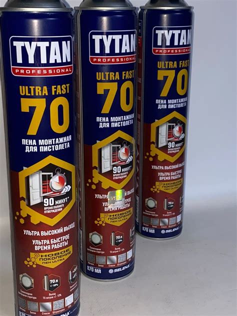 Пена Tytan ULTRA FAST 70 870 мл – Строй Расходник