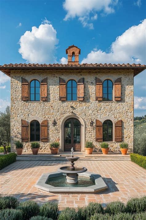 86 Classic Tuscan House Exteriors With A Modern Touch