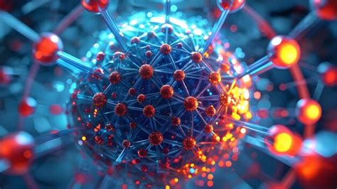 Quantum Physics Field Imagery Vibrant Colors Science Concept Art Premium Ai Generated Image