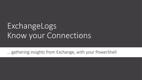 hh powershell user group 18 know your connections gathering