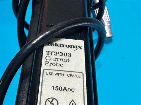 Tektronix Tcp303 Current Probe 150a Dc 15 Mhz For Tcpa300 Amplifier Ebay Tektronix Tcp303 Current Probe 150a Dc 15 Mhz For Tcpa300 Amplifier Ebay