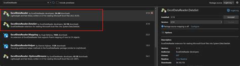 C 使用 Exceldatareader 读取 Excel 数据的完整指南 C 使用 Exceldatareader 读取 Excel 数据的完整指南