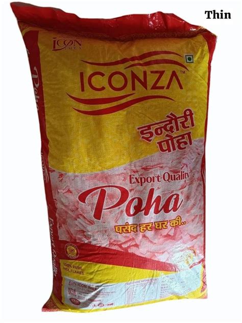 White Iconza Thin Poha At ₹ 1855 Bag In Indore Id 2854379860688