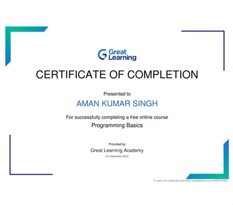 Aman Kumar Singh On Linkedin Programmingbasics Greatlearning
