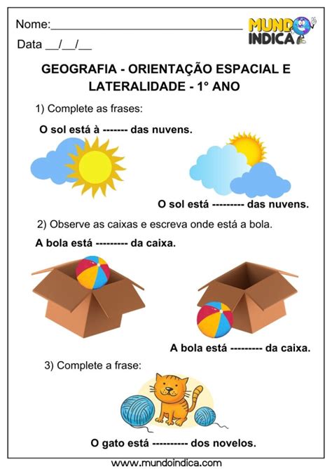 10 Atividades De Geografia Para Alunos Com Autismo Para Imprimir