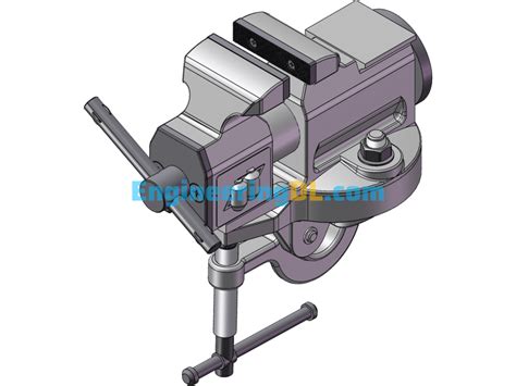 General Bench Vise Model Vise SolidWorks Mechanical Engineering Design Library