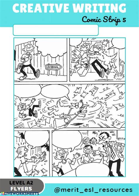 Comic Strip Write A Story Creative Writing Online Exercise Comic