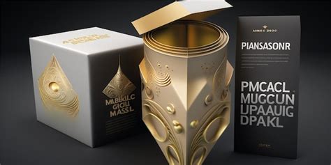 Premium Ai Image Brown Paper Box Packaging