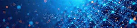 Geometric Patterns On Blue Background With Intersecting Lines And