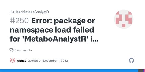 error package or namespace load failed for metaboanalystr in