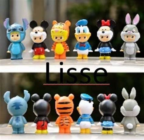 Promo Cake Topper Figure Hiasan Kue Lilo Mickey Donald Bunny Minnie Per