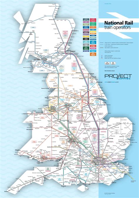 Maps Of The National Rail Network National Rail