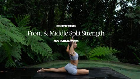 30min Front And Middle Splits Strengthening Class