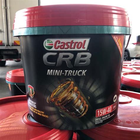 🌟🌟big Sales🌟🌟 [100 Original] Castrol Crb Mini Truck 15w 40 Ch 4 7 5l