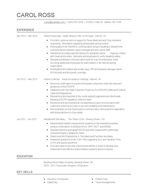 How To Become A Claims Associate Zippia