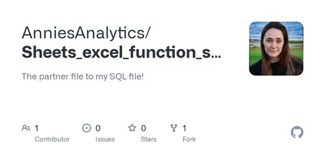 github anniesanalytics sheets excel function samples the partner