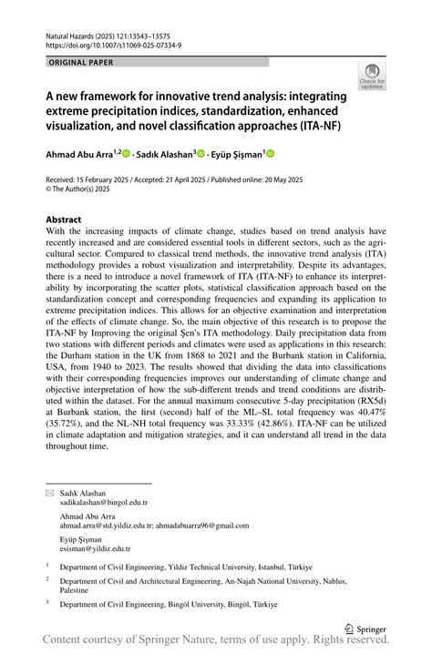 Pdf A New Framework For Innovative Trend Analysis Integrating Extreme Precipitation Indices Pdf A New Framework For Innovative Trend Analysis Integrating Extreme Precipitation Indices