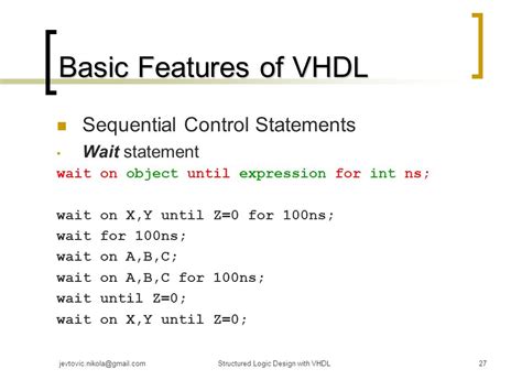 Structured Logic Design With Vhdl Ppt Download