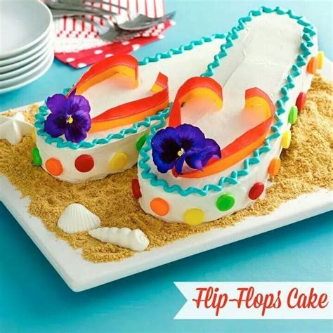 Flip Flop Cake Flip Flop Cakes Desserts Cake