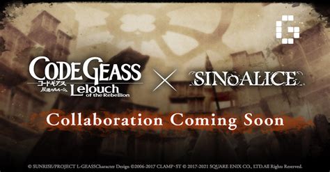 SINoALICE X Code Geass Collab Arrives For Global GamerBraves