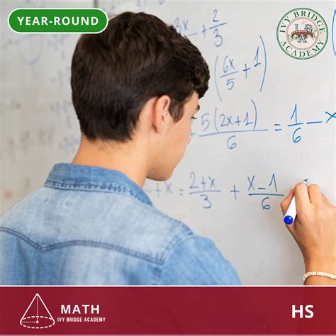 Year Round Hs Math Tutoring Ivy Bridge Academy